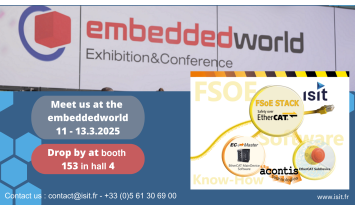 FSoE (Safety over EtherCAT) : ISIT présente sa stack à embedded world ...